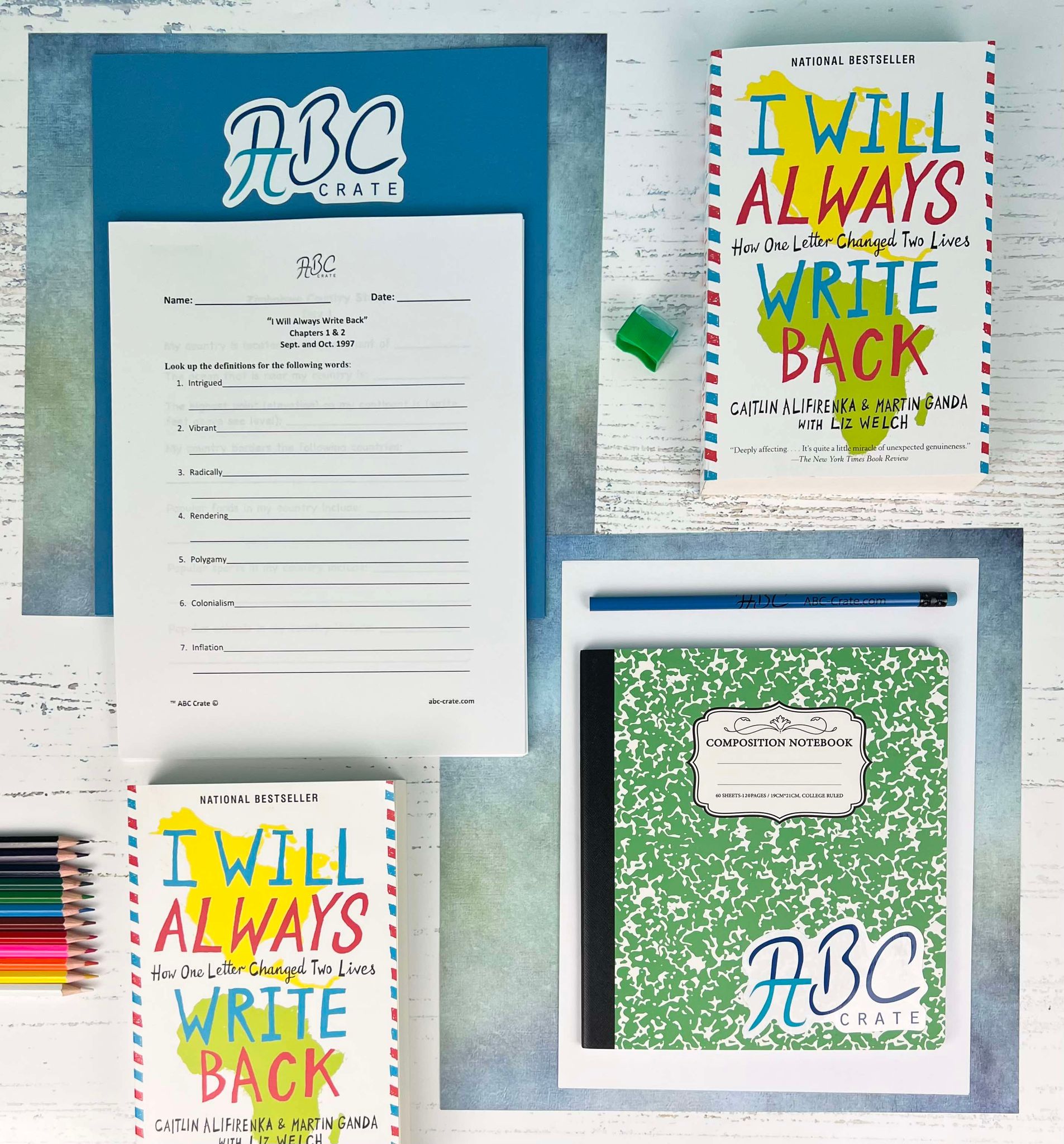 "I Will Always Write Back" Literature Unit – ABC Crate
