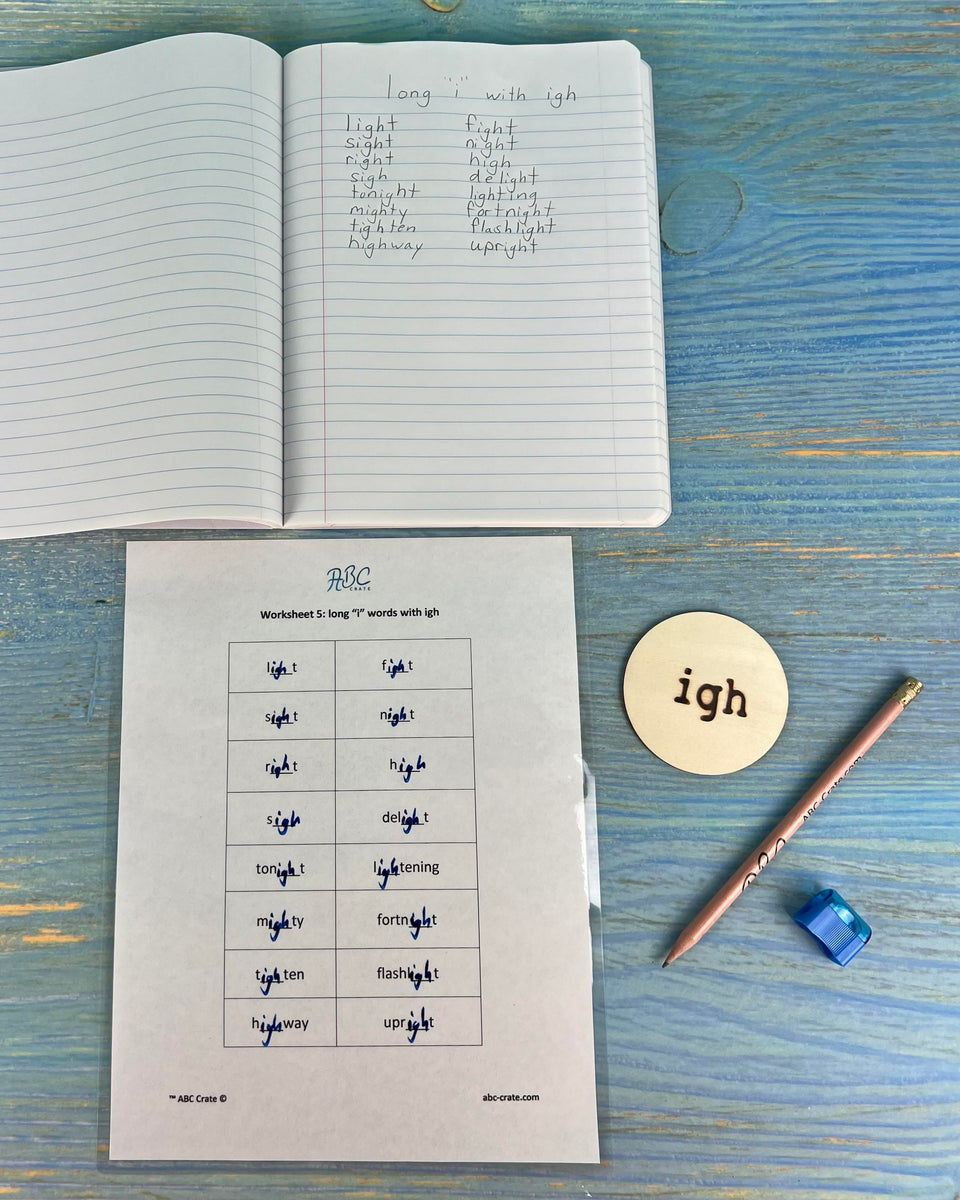Phonograms Kit 4: “i” sounds- ie, igh, y, long i, and i with silent e ...