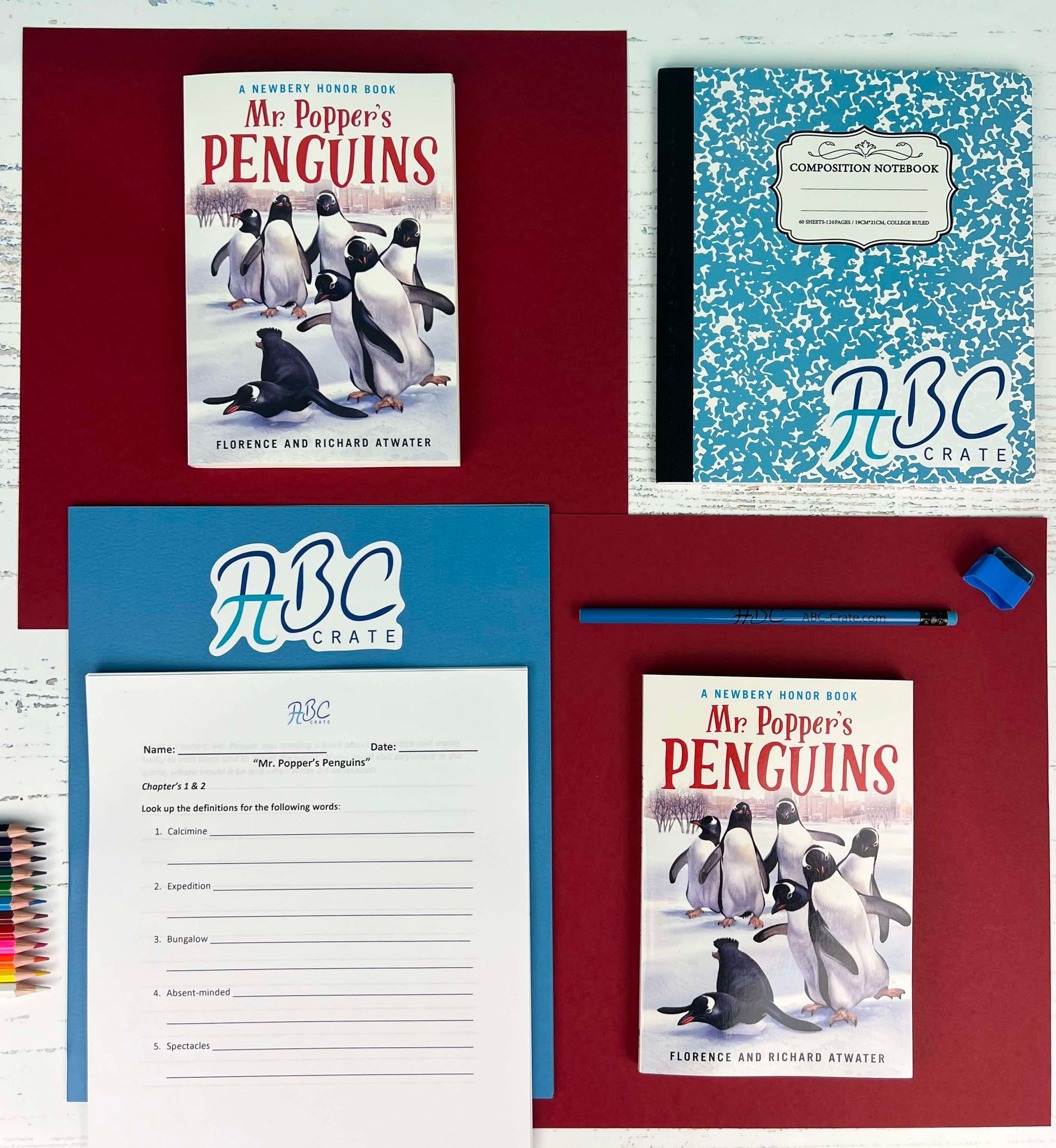 “Mr. Popper’s Penguins” Literature Unit – ABC Crate