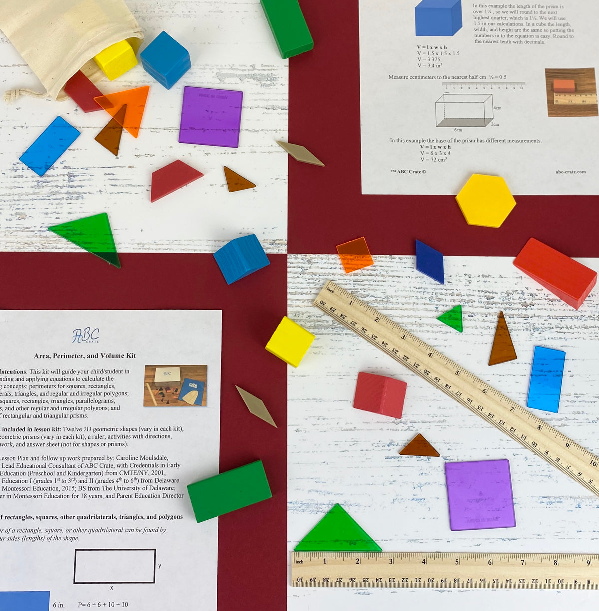 Perimeter, Area, and Volume Kit – ABC Crate