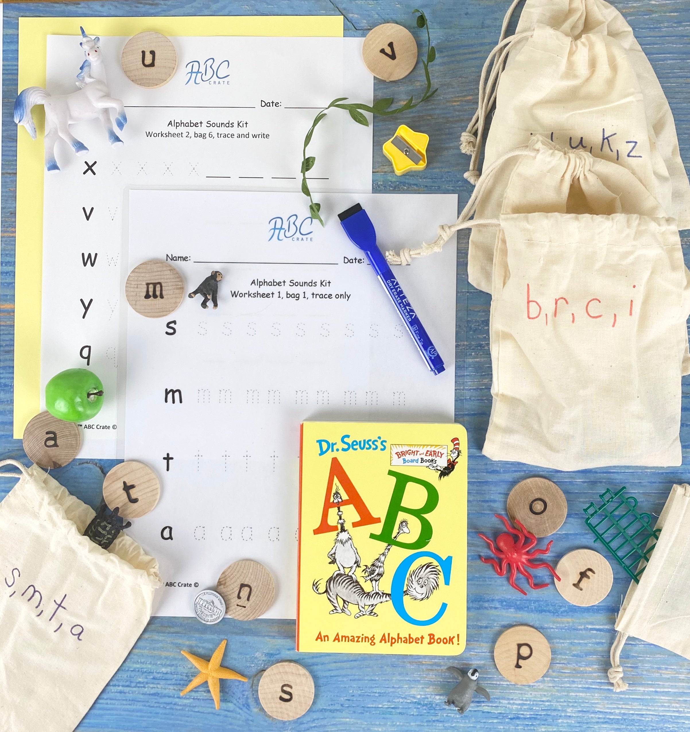 Alphabet and Objects Kit – ABC Crate