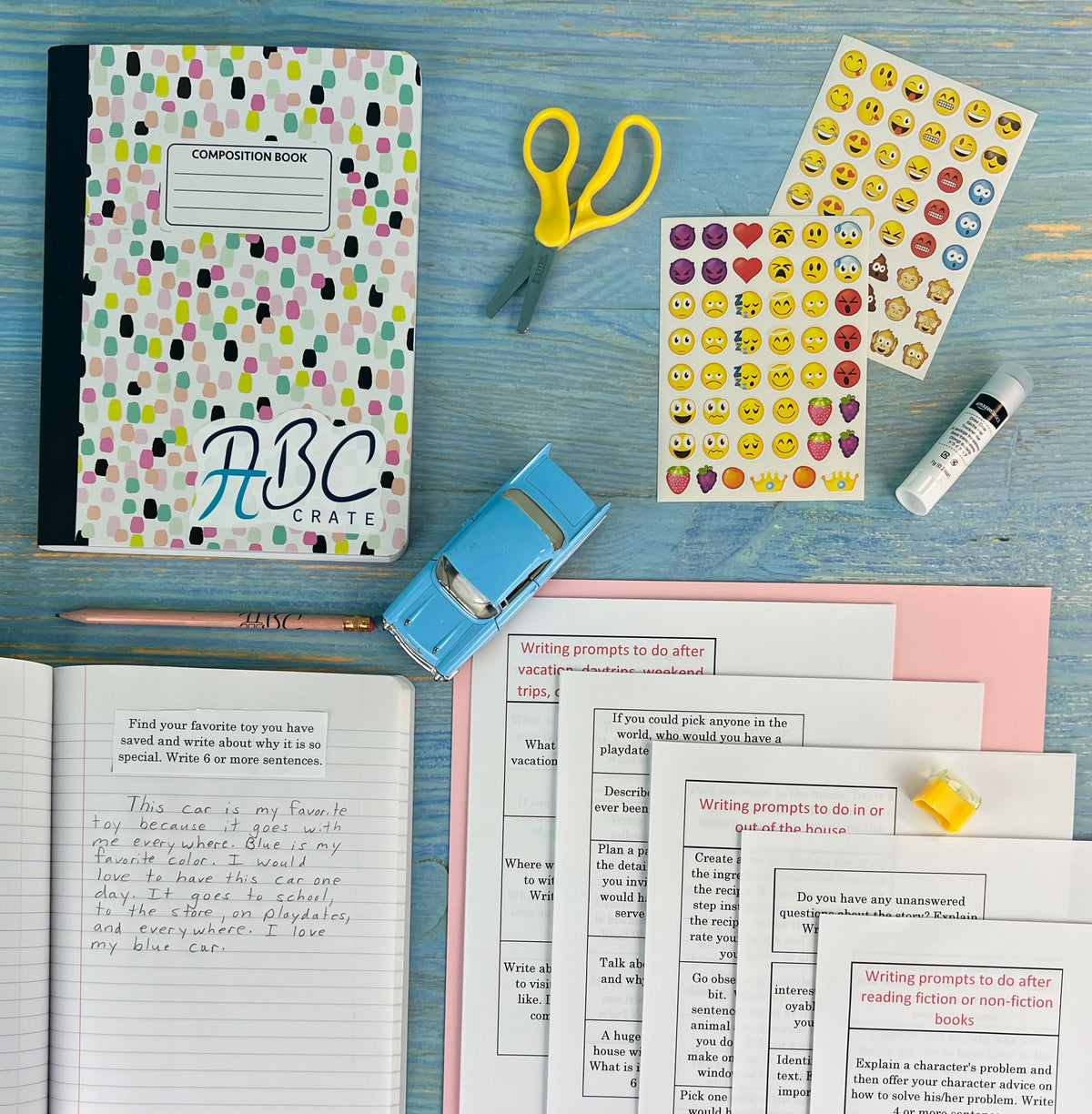 Writing Prompts Kit and Journal – ABC Crate